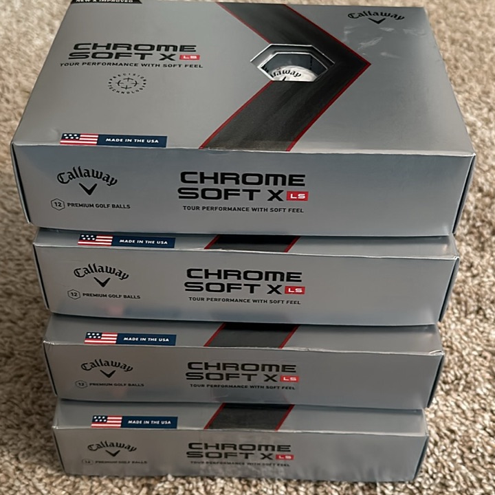 (4) dozen Chrome Soft X LS golf balls | MULLIE Golf